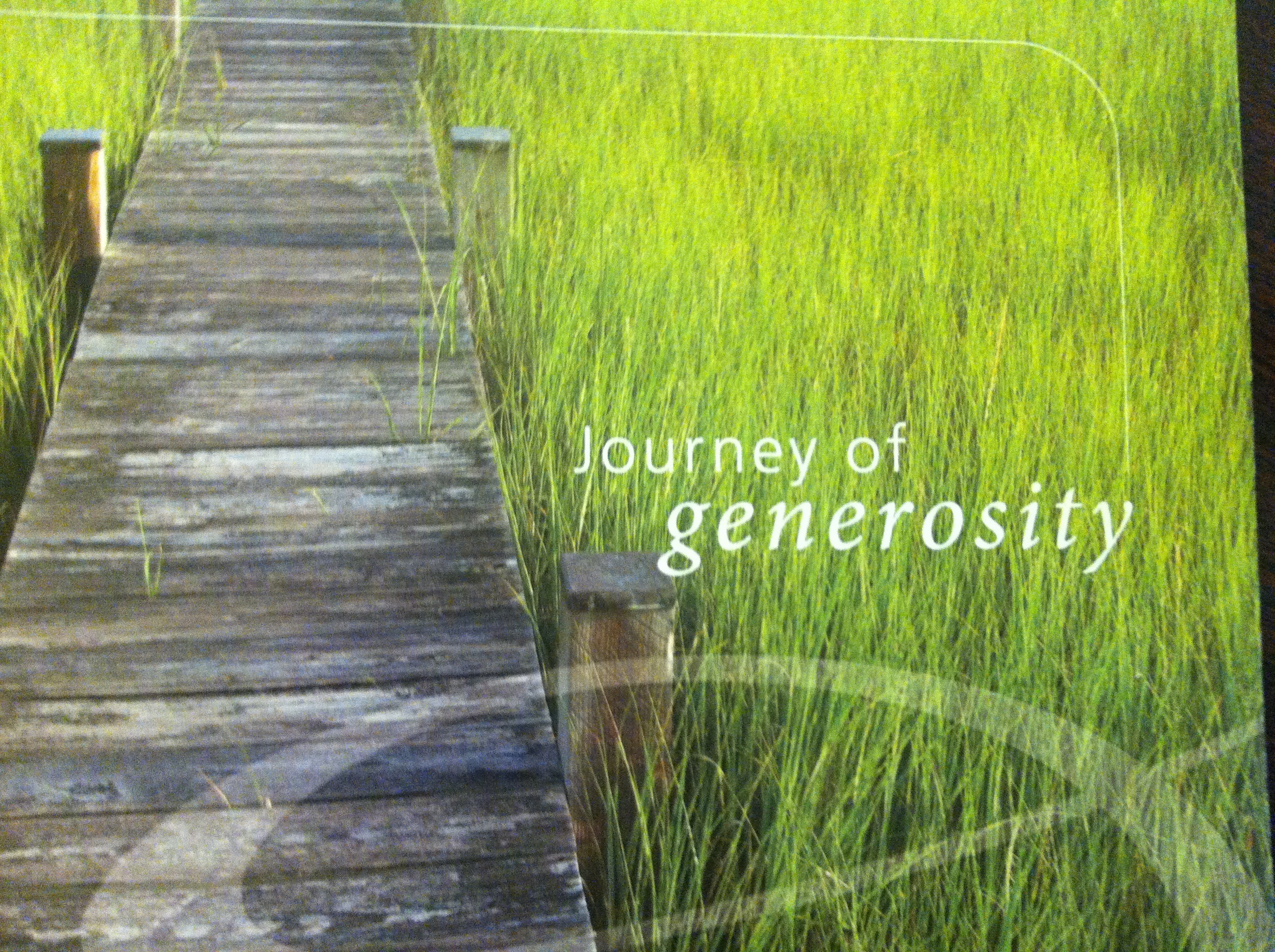 A Journey to Generosity – Michael Perry